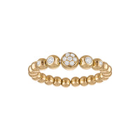 Beaded Bubbles Stack Ring