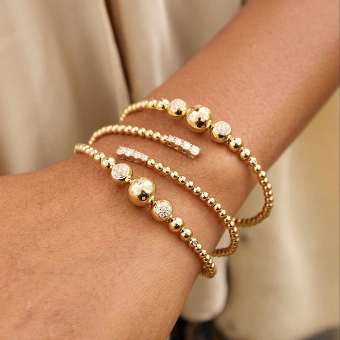 Bubbles Flex Bangle - Bracelet - Eden Presley Jewelry