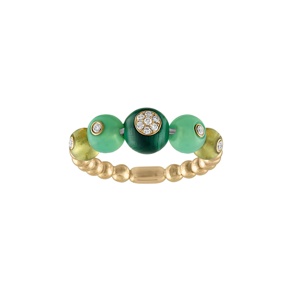 Beaded Bubbles Stack Ring - Eden Presley