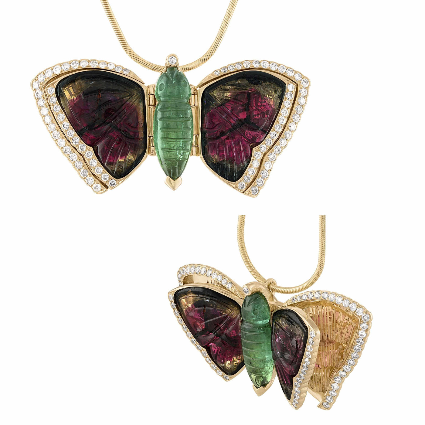 Butterfly 15 Locket Necklace - Eden Presley