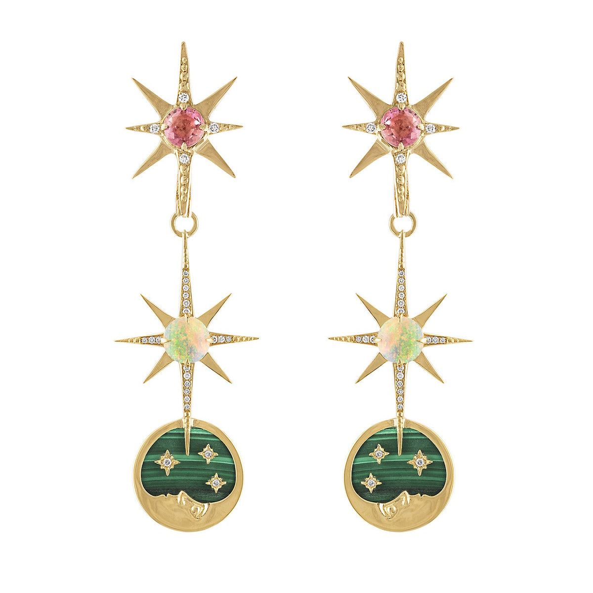 Celestial Transformer Earrings - Eden Presley