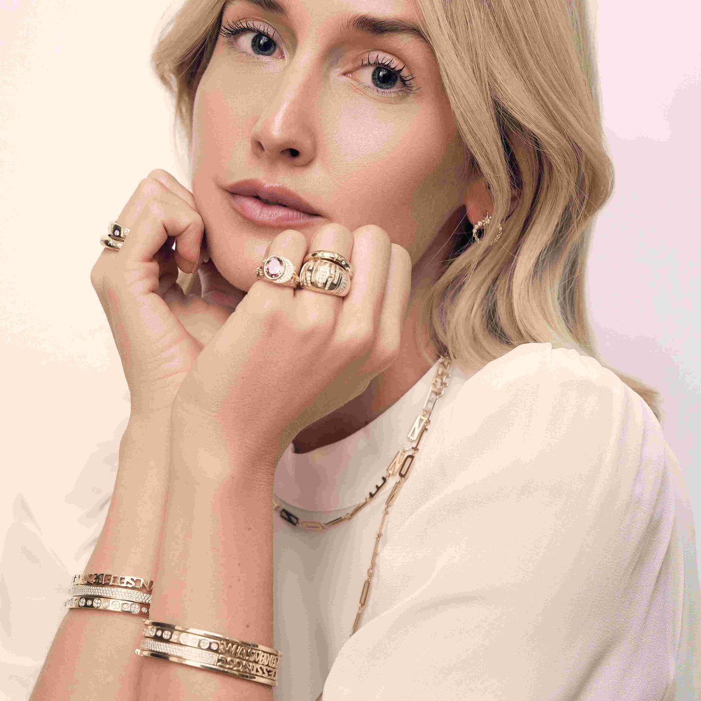 Diamond Half & Half Bangle