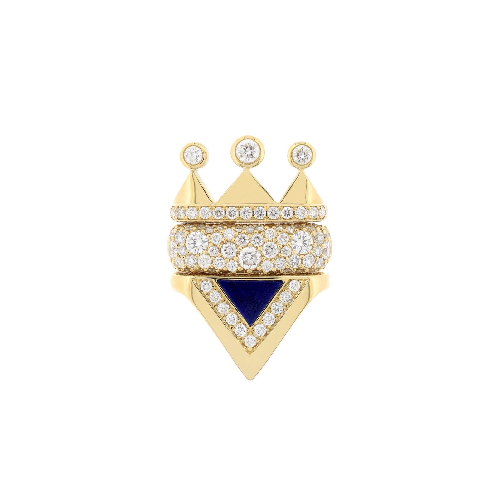 Sparkle Stack Ring | 14K Gold Diamond Ring by Eden Presley